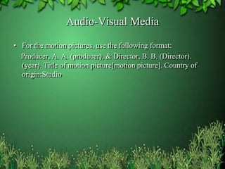 Ch 7 examples of references | PPTX