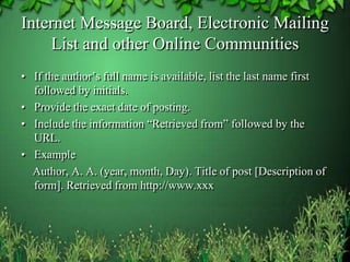 Ch 7 examples of references | PPTX