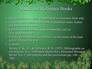 Ch 7 examples of references | PPTX