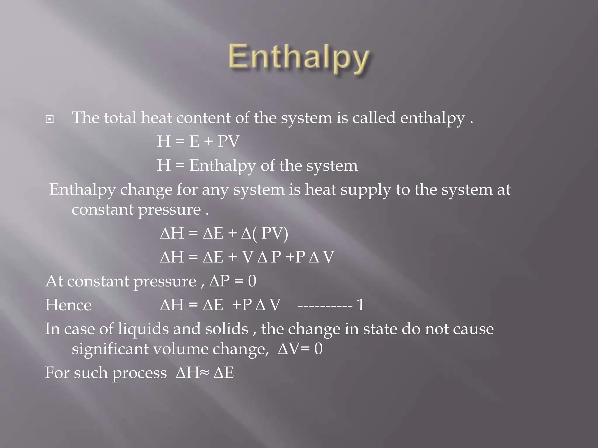 ch,7 First Law of thermodynamics pptx | PPT