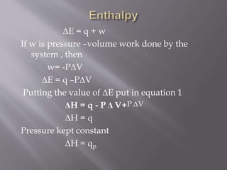ch,7 First Law of thermodynamics pptx | PPTX