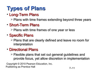 Ch 7 foundations of planning | PPT