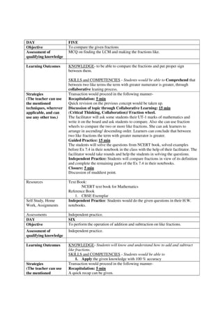 Ch 7 fractions_lesson pla_npdf | PDF