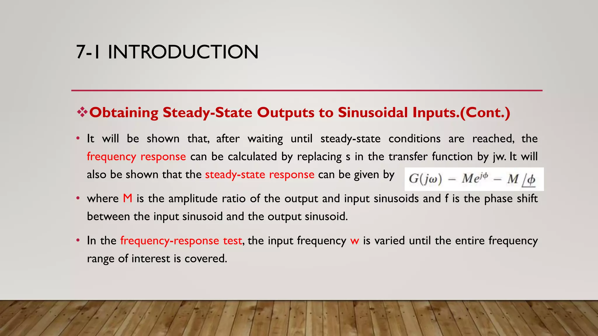 Ch7 frequency response analysis | PDF
