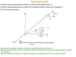 Ch7 Gyroscope dynamic of machine mechanical engineering | PPT