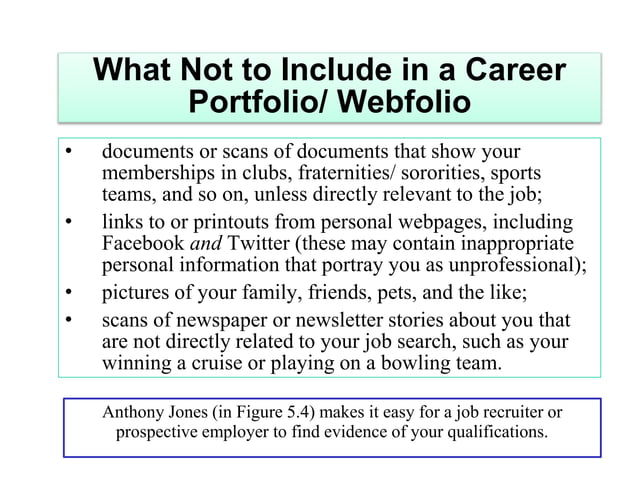 CH 7 How to Get a Job: Searches, Dossiers, and Portfolios_Resumes ...