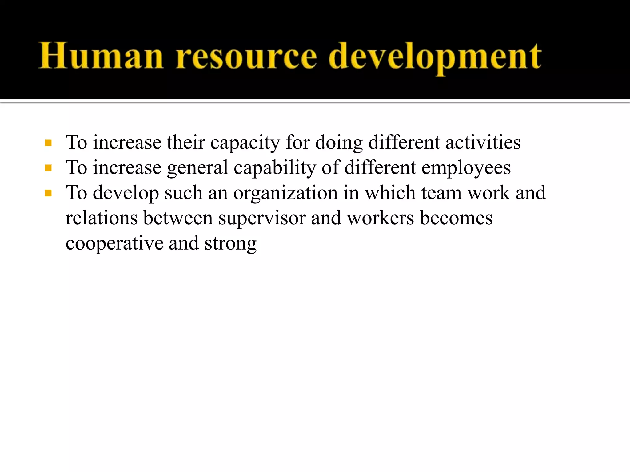 Human resources development & management information system | PPT