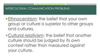 Ch7 intercultural communication power point | PPTX