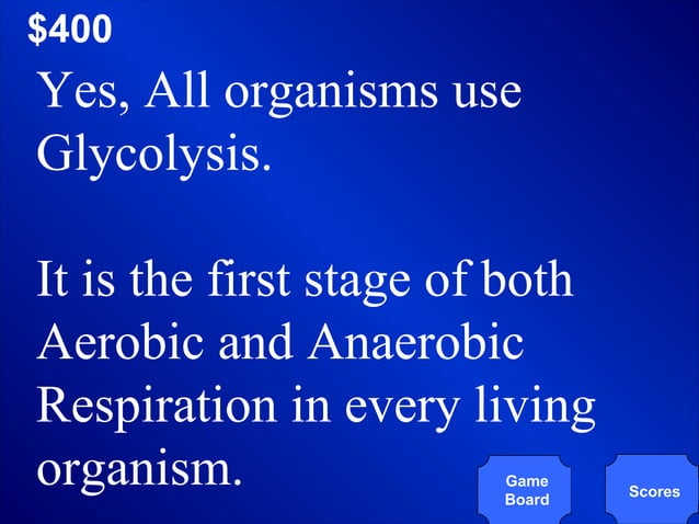 Cellular Respiration Jeopardy | PPT
