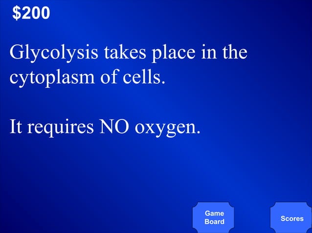 Cellular Respiration Jeopardy | PPT