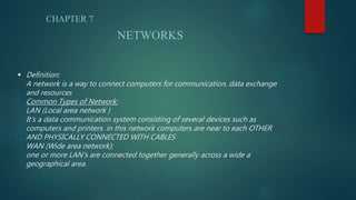 Networks | PPTX | Computer Networking | Computing