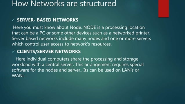 Networks | PPTX | Computer Networking | Computing