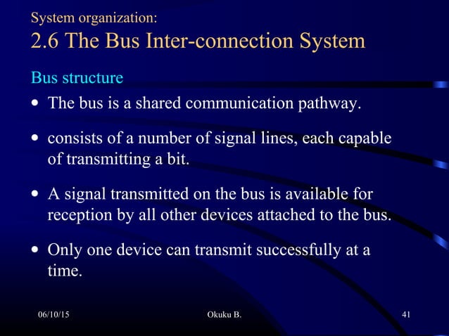 hierarchical bus system | PPT