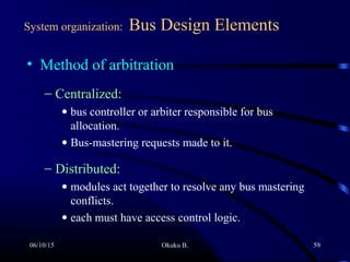 hierarchical bus system | PPT
