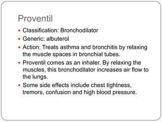 Ch 7 Respiratory System Drugs | PPTX