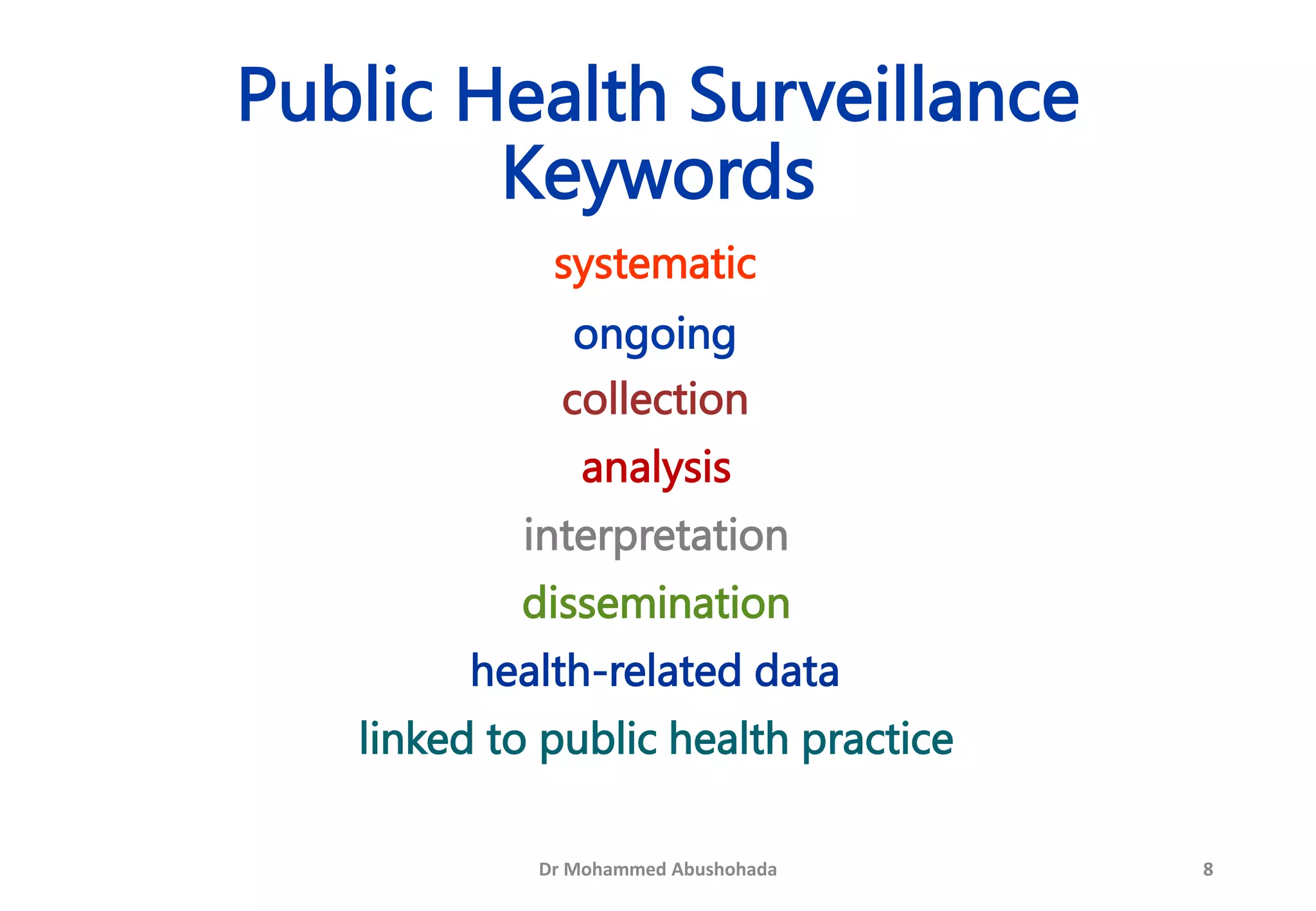 Ch7 Public Health Surveillance Pptx
