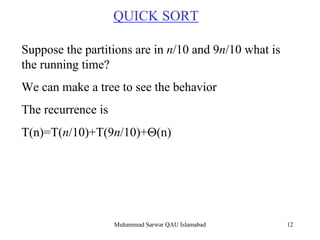 Ch 7 quick sort | PDF