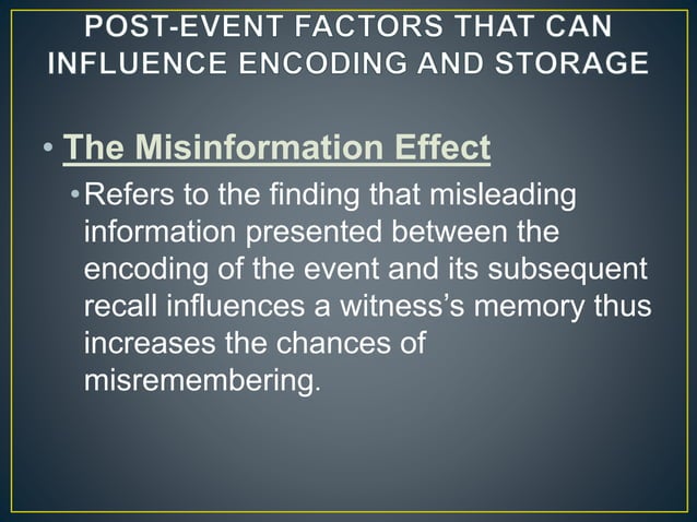 Ch 7 Reconstructive Memory.pptx | Data Storage and Warehousing | Computing