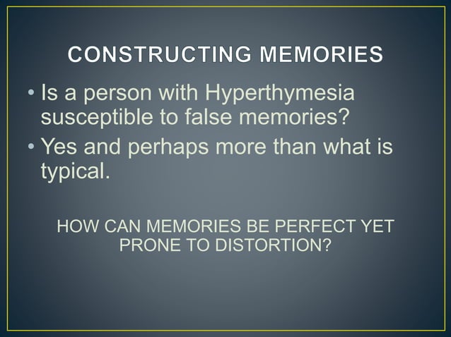 Ch 7 Reconstructive Memory.pptx | Data Storage and Warehousing | Computing
