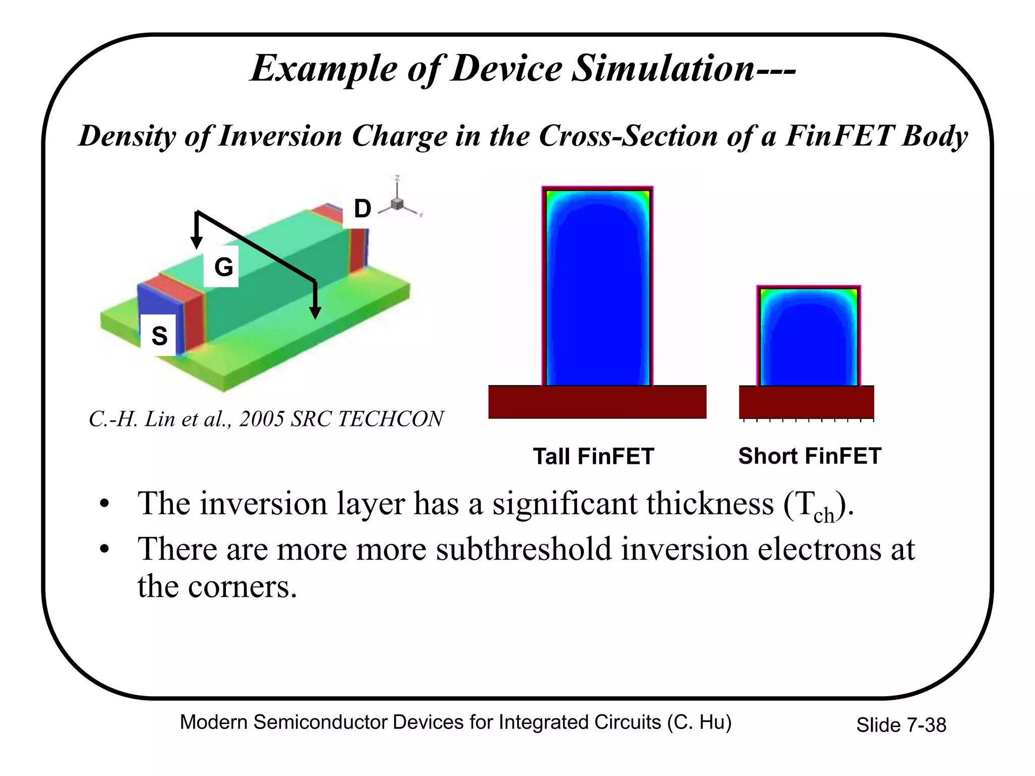 Ch7 lecture slides Chenming Hu Device for IC | PPT