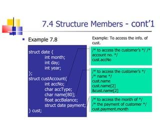 Ch7 structures | PPT