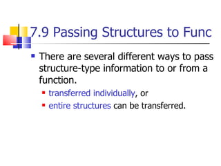 Ch7 structures | PPT