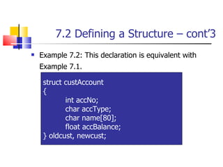 Ch7 structures | PPT
