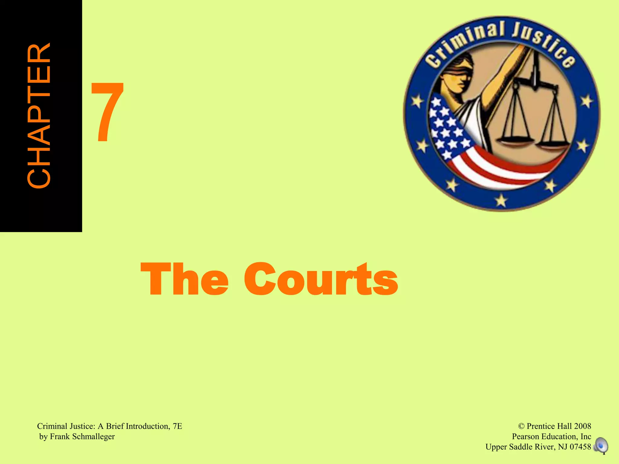 Ch7 the courts | PPTX | Law