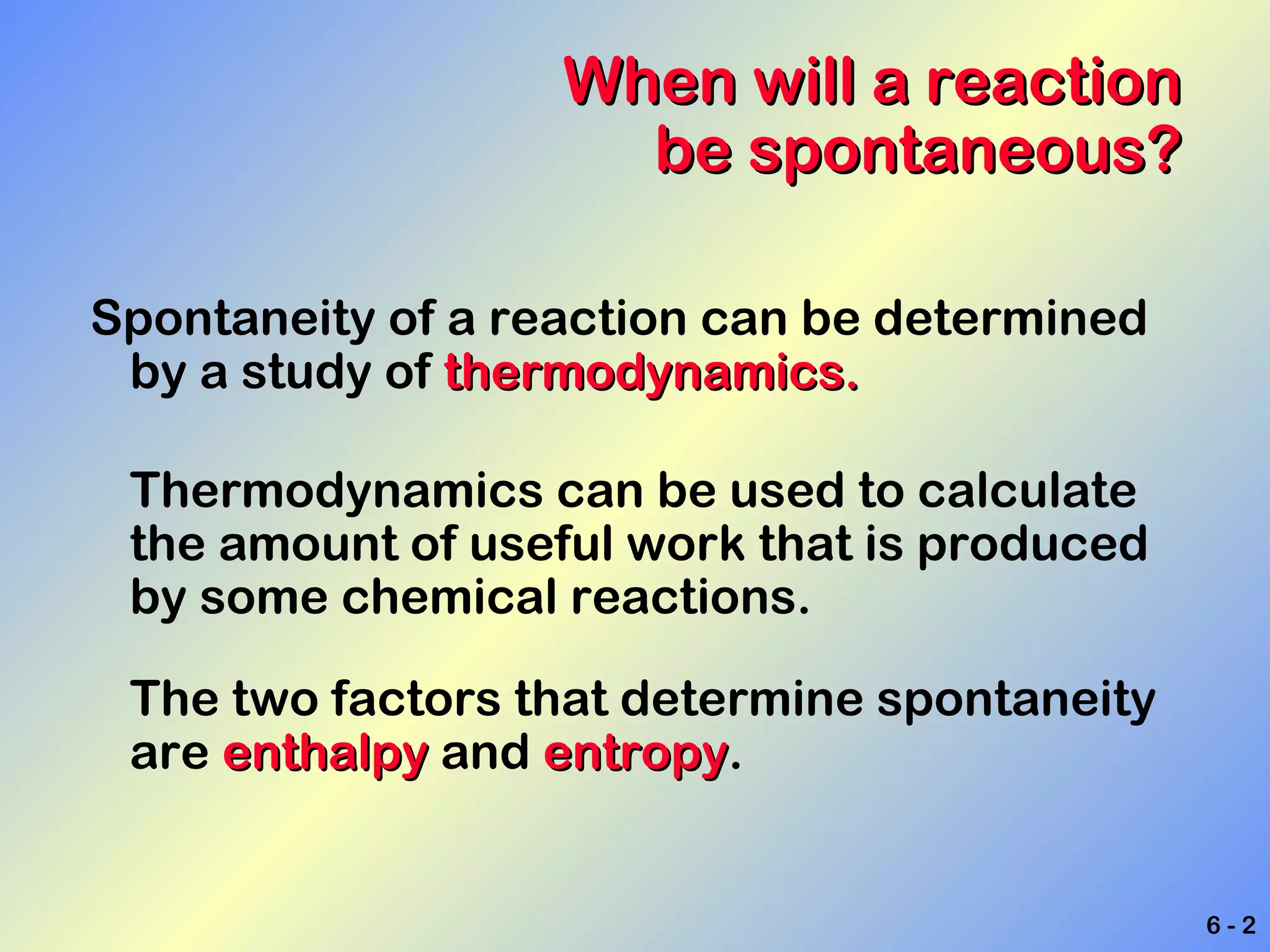 Ch 7 thermodynamics | PPT