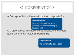 CH 7 Types of Business Ownership.ppt