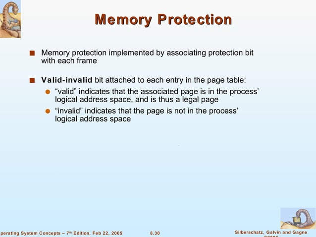 Chapter 8 - Main Memory | PPT | Data Storage and Warehousing | Computing