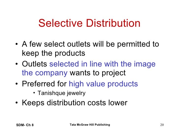 Ch8: Distribution Management & The Marketing Mix