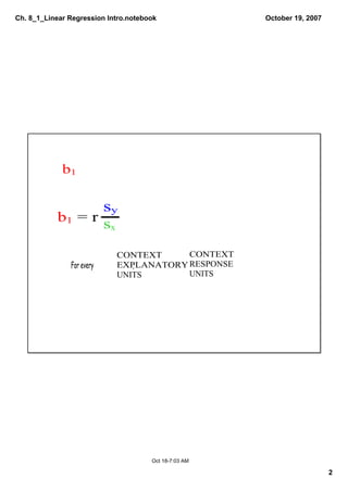 Ch.8 1 Linear Regression Intro | PPT
