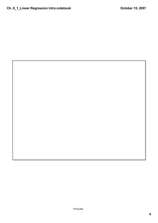 Ch.8 1 Linear Regression Intro | PPT