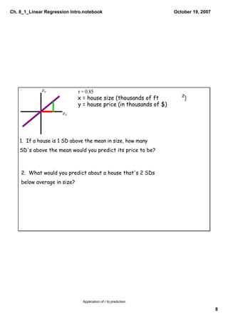 Ch.8 1 Linear Regression Intro | PPT