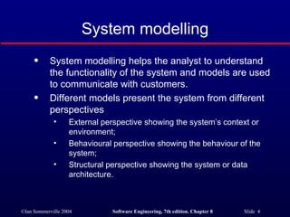 SE - System Models | PPT | Databases | Computer Software and Applications