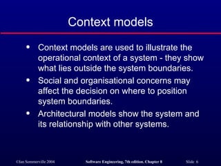 SE - System Models | PPT
