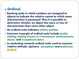 measurement and scaling | PPTX