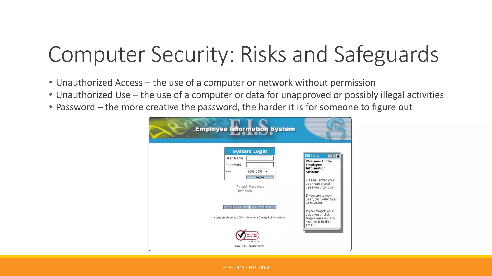 Privacy, Security and Ethics in Educational Technology | PPTX