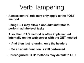 CNIT 129S: 8: Attacking Access Controls | PDF