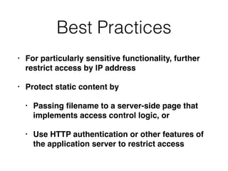 CNIT 129S: 8: Attacking Access Controls | PDF