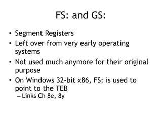 CNIT 127: Ch 8: Windows overflows (Part 1) | PDF