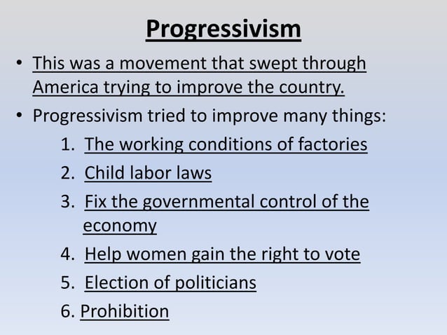 Ch 8.1 the roots of progressivism | PPTX