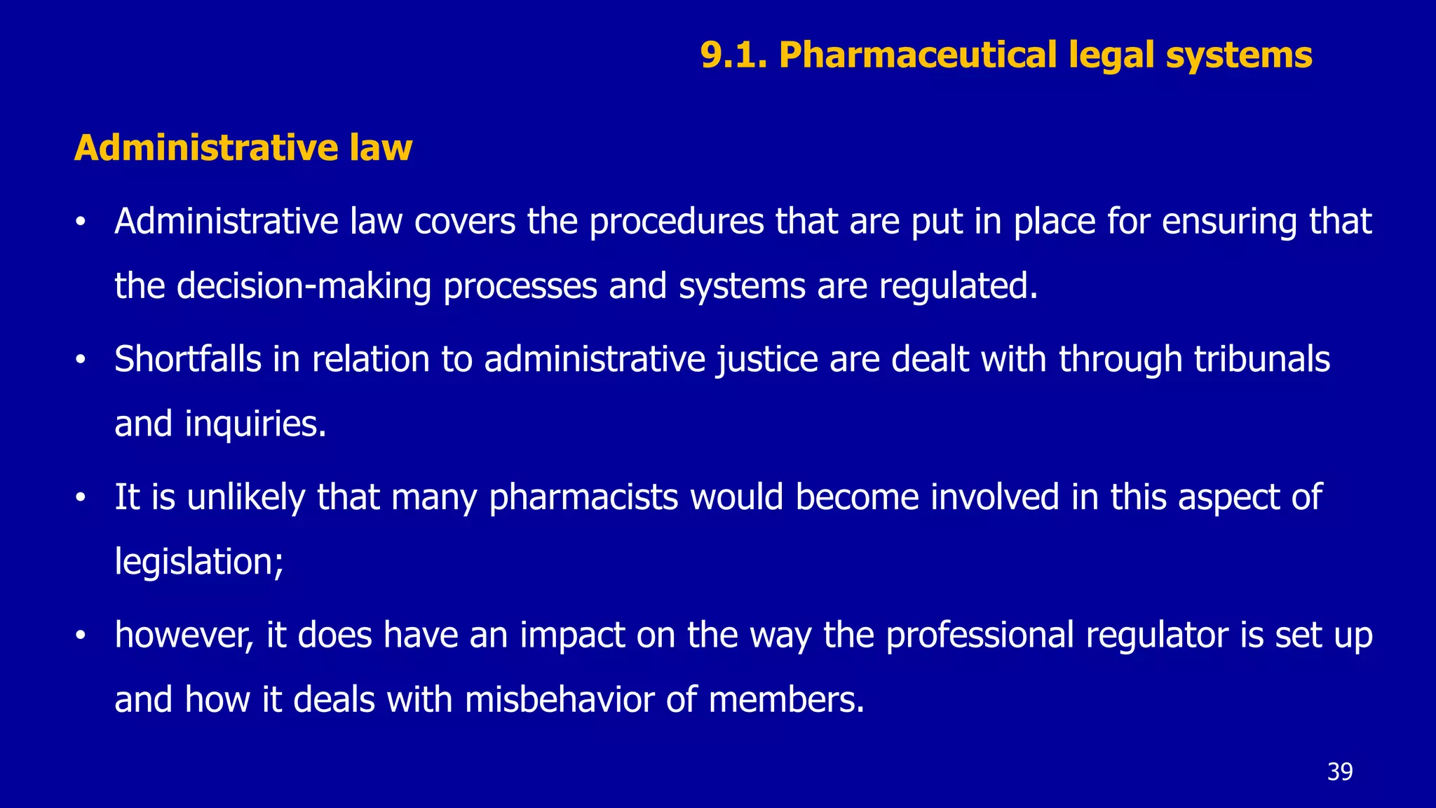 Ch 8. laws governing the practice of pharmacy | PPTX