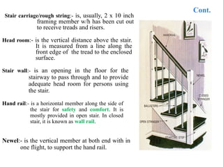 Building Construction, Stair Construction | PPT | Free Download