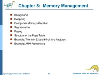 Chapter 5: Main Memory Management (Operating Systems) | PPT