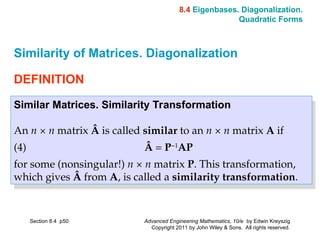 Comprehensive Guide to Matrix Eigenvalue Problems in Linear Algebra | PPT