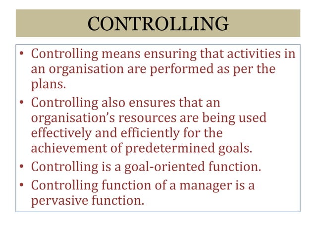 Ch8 controlling class 12 business studies | PPTX | Business Accounting ...