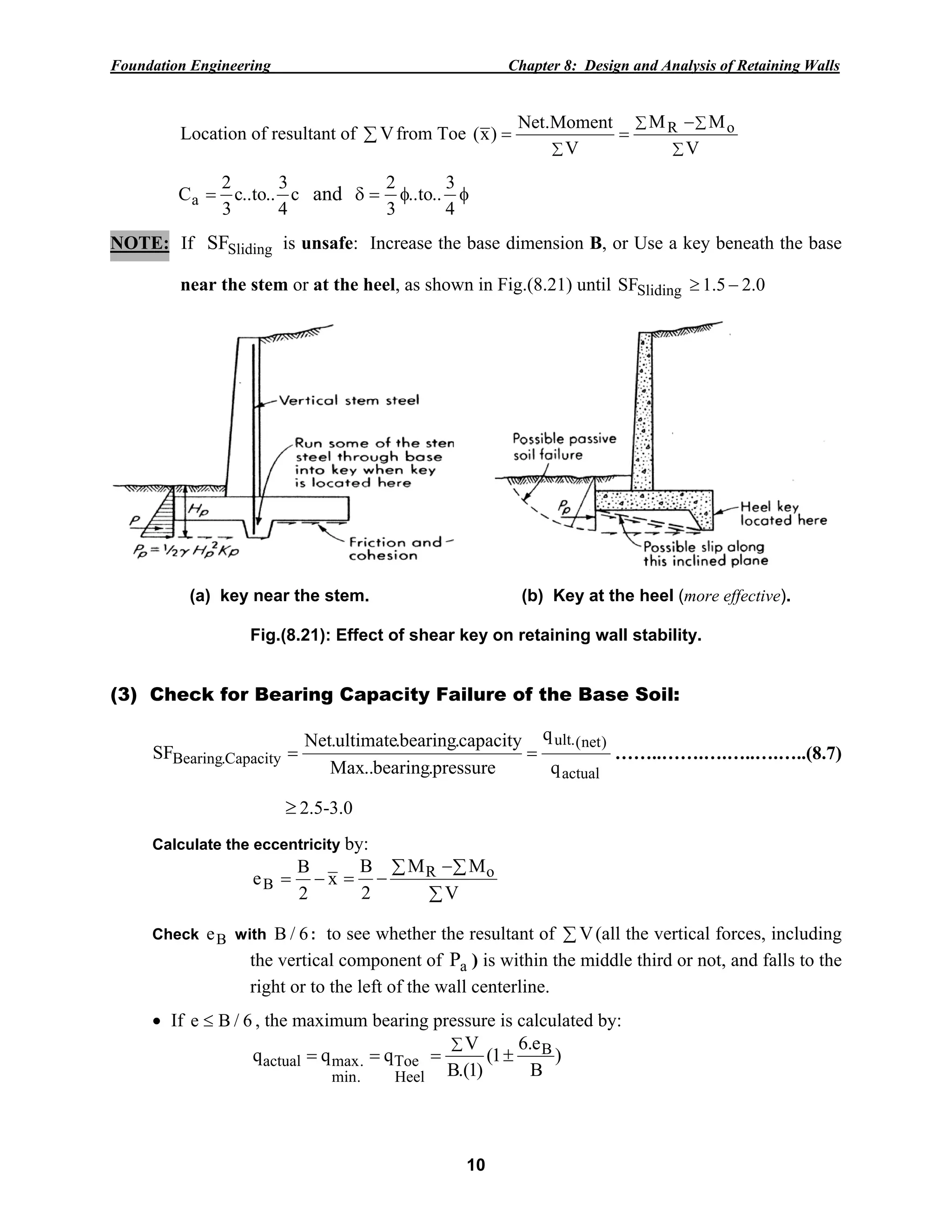 Ch8 retaining-walls | PDF
