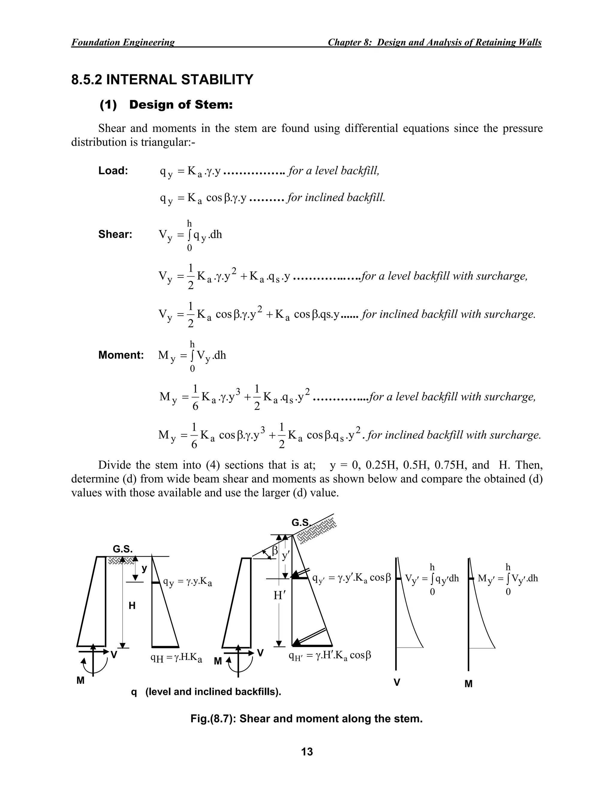Ch8 retaining-walls | PDF